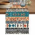 Boho Retro Table Runner 90 Inches Long,Bohemian Ethnic Patterns ...