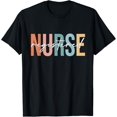 Boho Retro Vintage Registered Nurse Stethoscope Nursing T Shirt ...