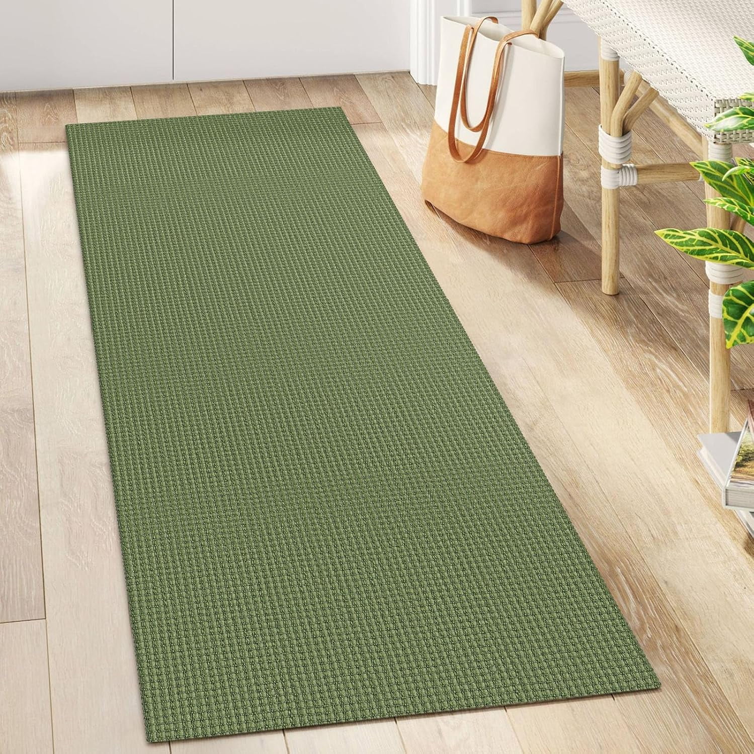 Boho Rugs for Entryway Rugs 4x6 ft Washable Area Rugs Rubber Backed ...