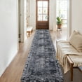 Boho 10ft Runner Rug - Non-Slip, Washable, Ideal for Kitchen, Hallway ...
