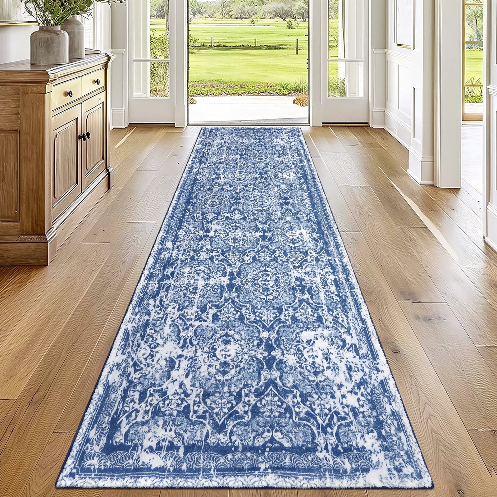 Boho Runner Rug, Non Slip Washable Shaggy Soft Carpet Area Rug for ...