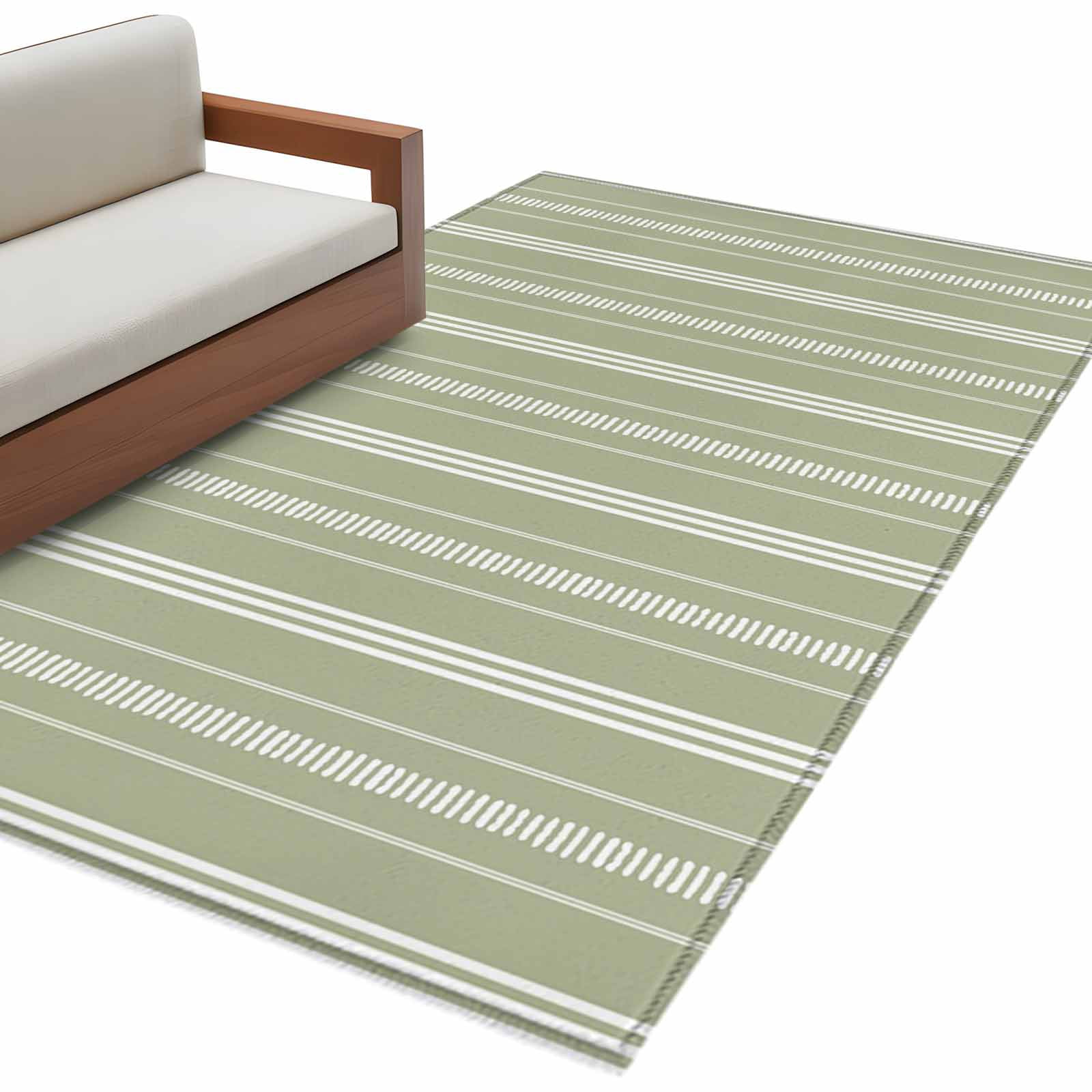 Boho Sage Green Kitchen Runner Rug 2.7x5 Washable Runners for Hallway ...