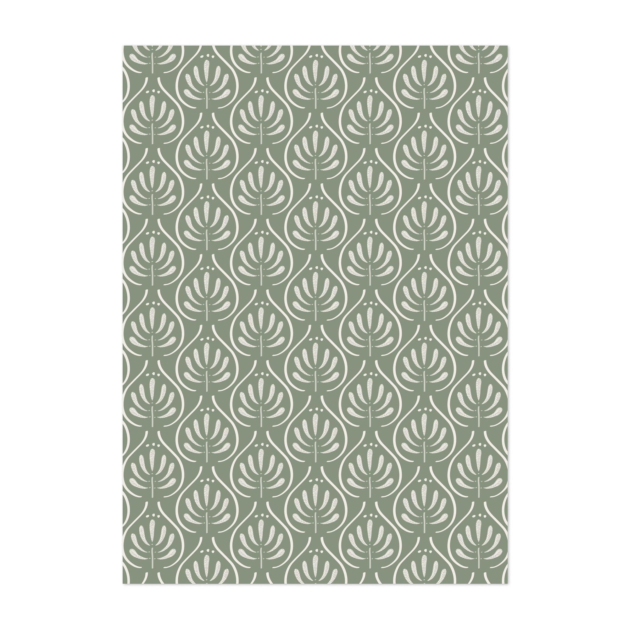 Boho Sage Green Pattern - Illustration Pattern Geometric Abstract ...
