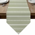 Boho Sage Green Table Runner Linen Burlap Table Runner 48 Inches Long ...