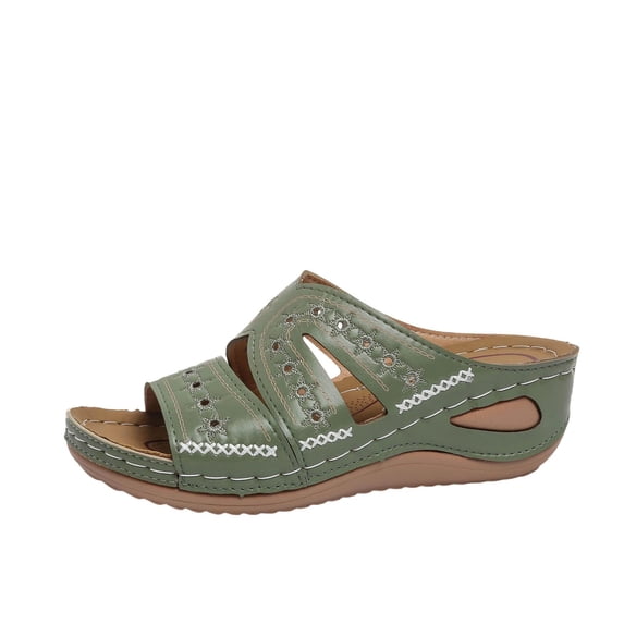 Boho Sandals for Women 2026 Comfortable Arch Support Wedge Walking ...