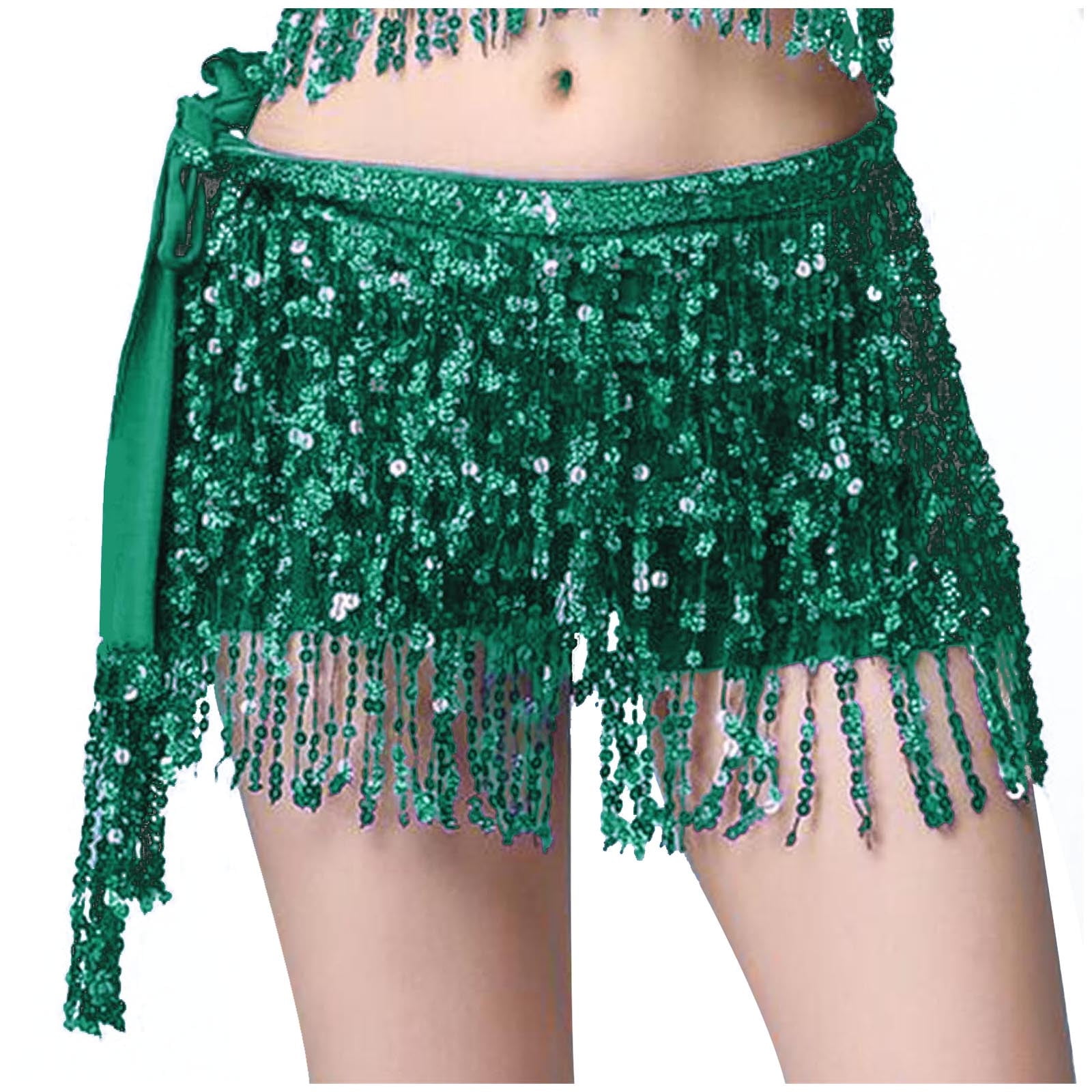 Boho Sequin Tassel Hip Scarf Multilayer Belly Dance Belt Dance ...