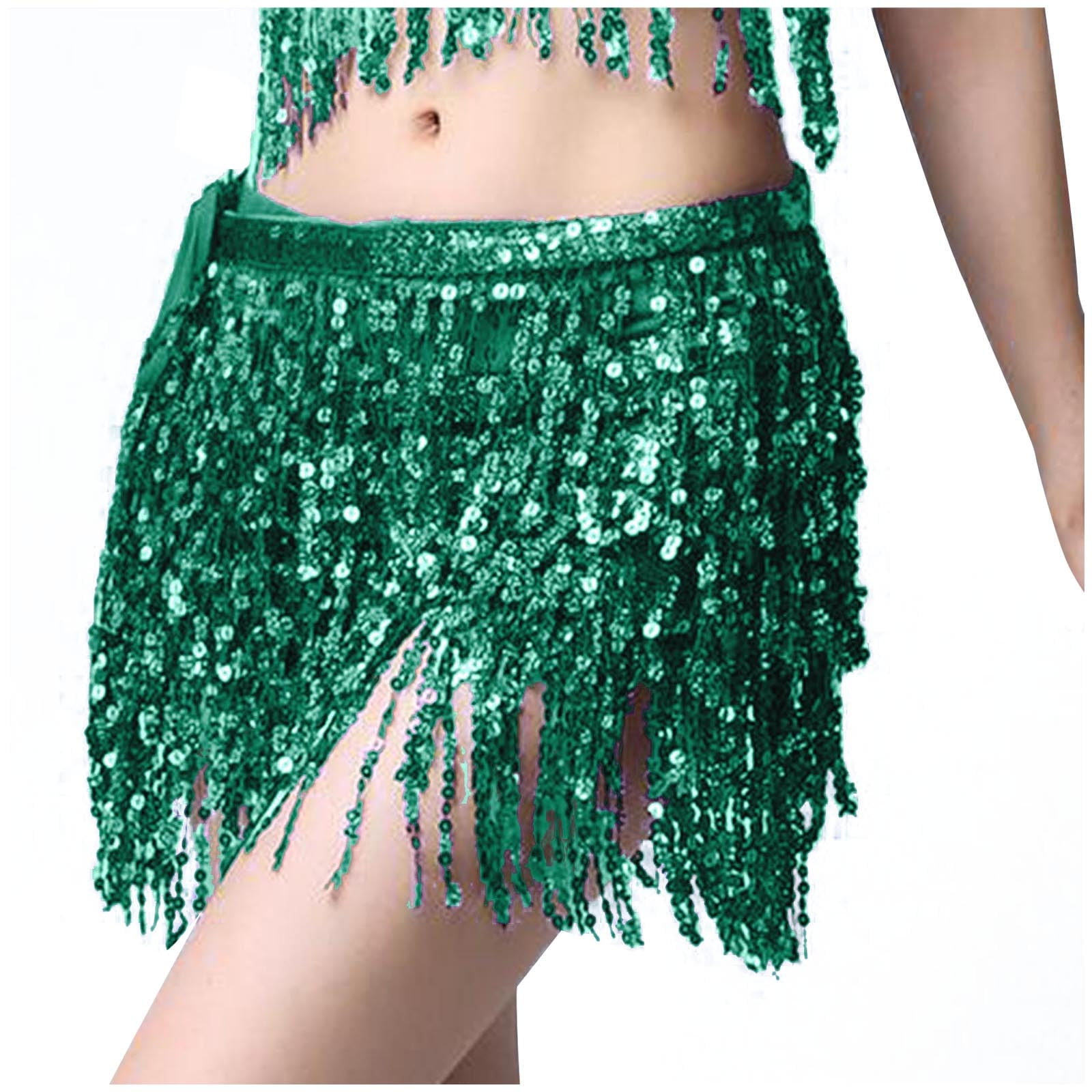Boho Sequin Tassel Hip Scarf Multilayer Belly Dance Belt Dance ...