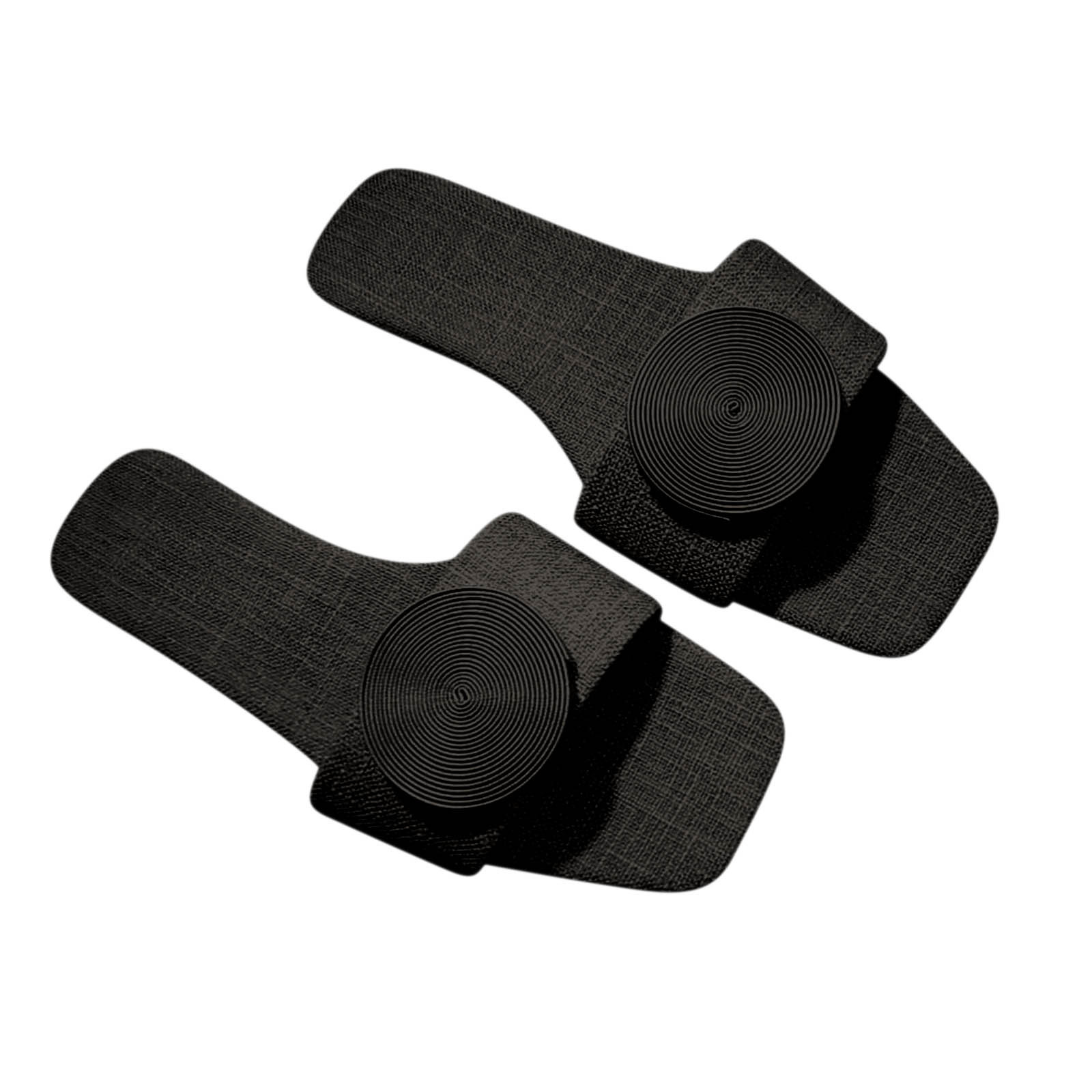 Boho Slide Sandals for Women Girls Dressy Low Wedge Sandal Casual Open ...