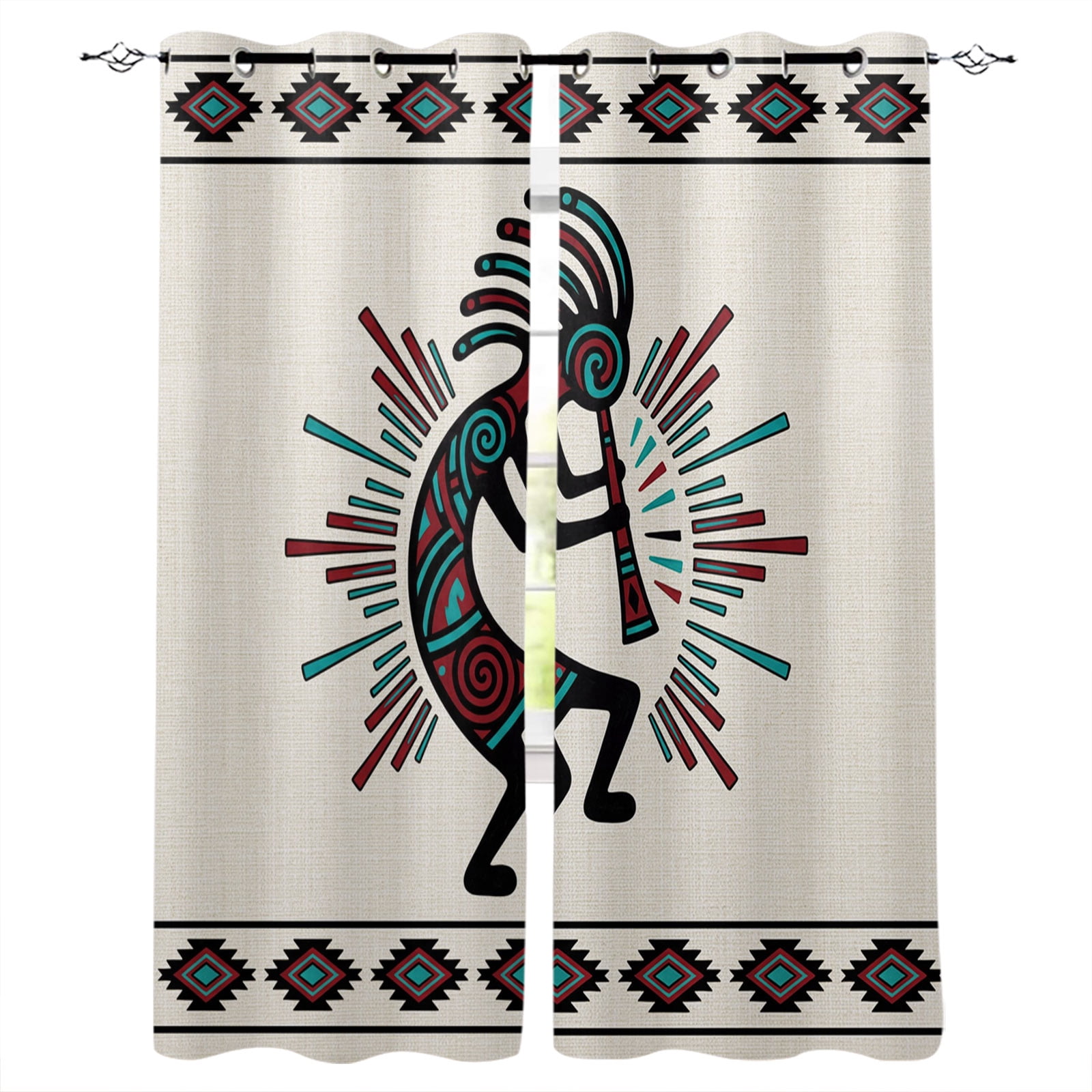 Boho Southwest Blackout Curtains for Bedroom Living Room Darkening ...