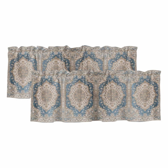 Boho Southwest Curtain Valances for Windows, Kitchen Valance Window ...