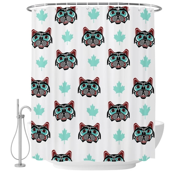 Boho Southwest Shower Curtain Set - Small 36" x 72" Washable Bathtub ...