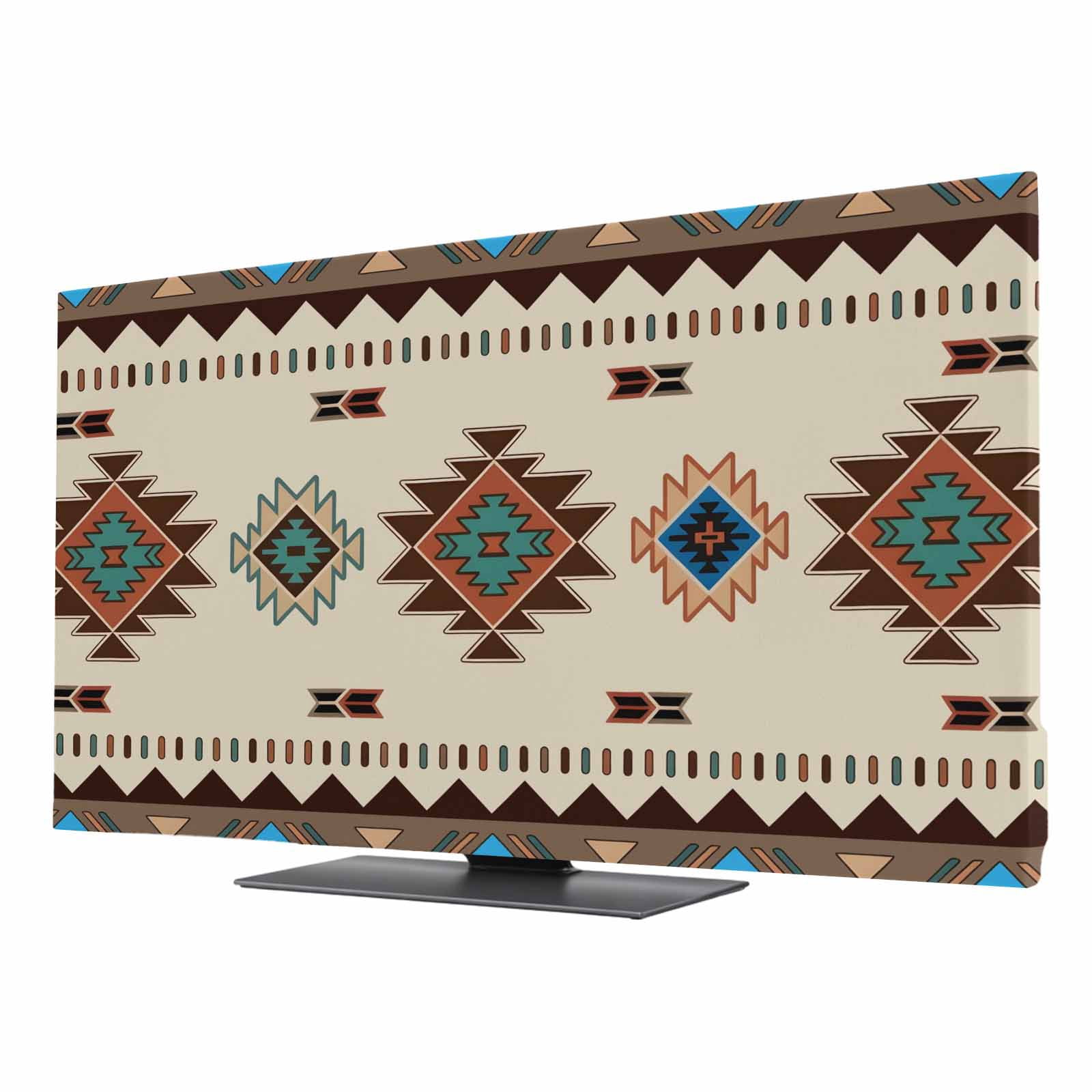 Boho Southwest TV Cover for 24 Inch Screen,Stretch Fabric Dustproof TV ...