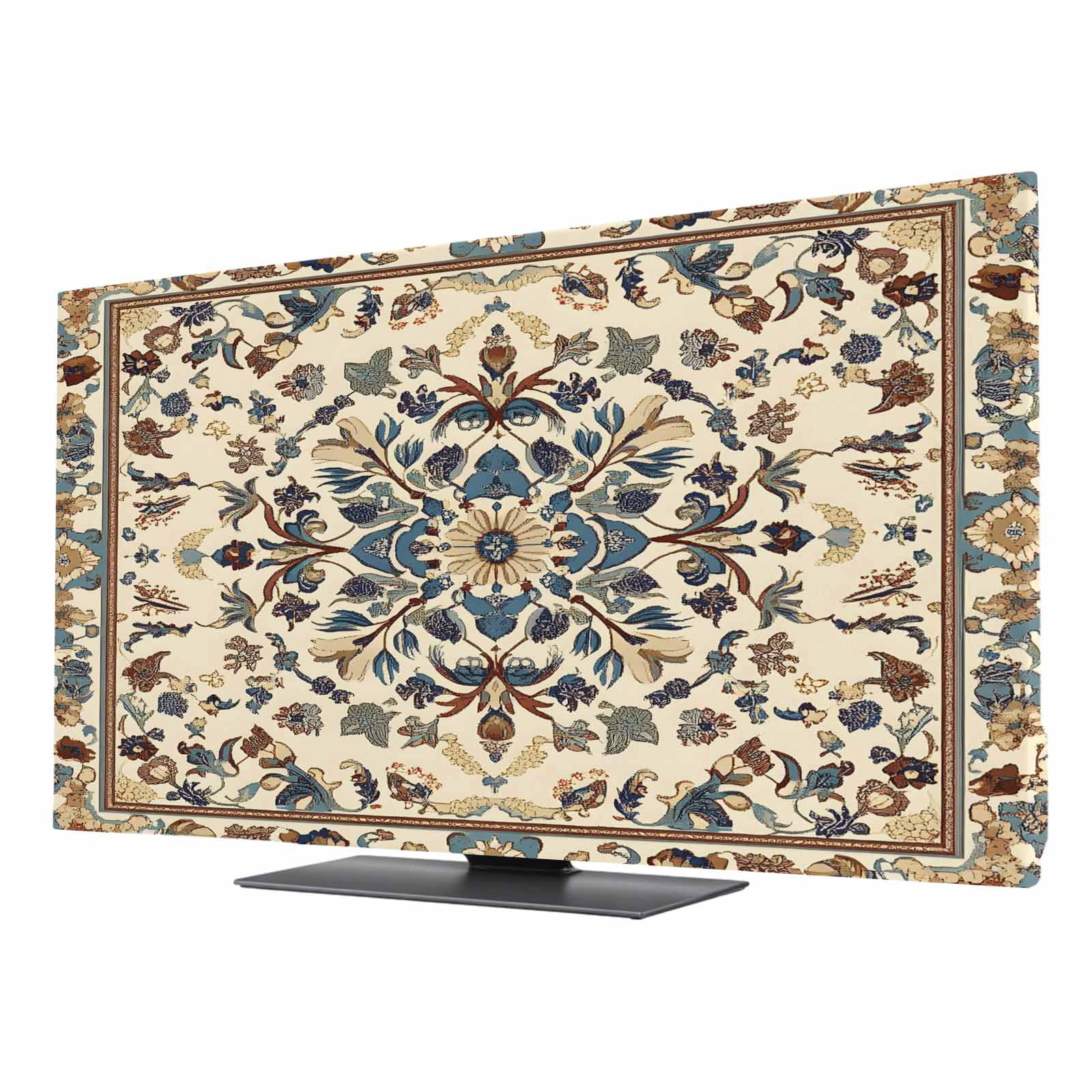 Boho Southwestern TV Cover for 32 Inch Screen, Stretch Fabric Dustproof ...