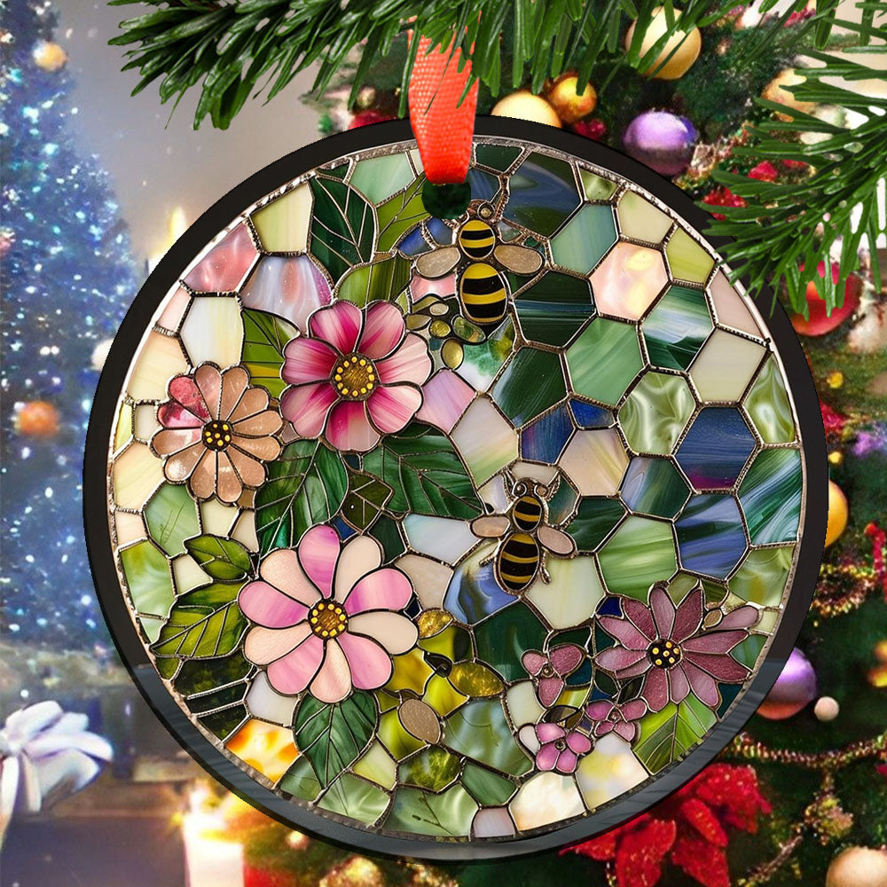 Boho Star Pouring Christmas Ornament, Ceramic/Acrylic Ornament, Mom’s ...