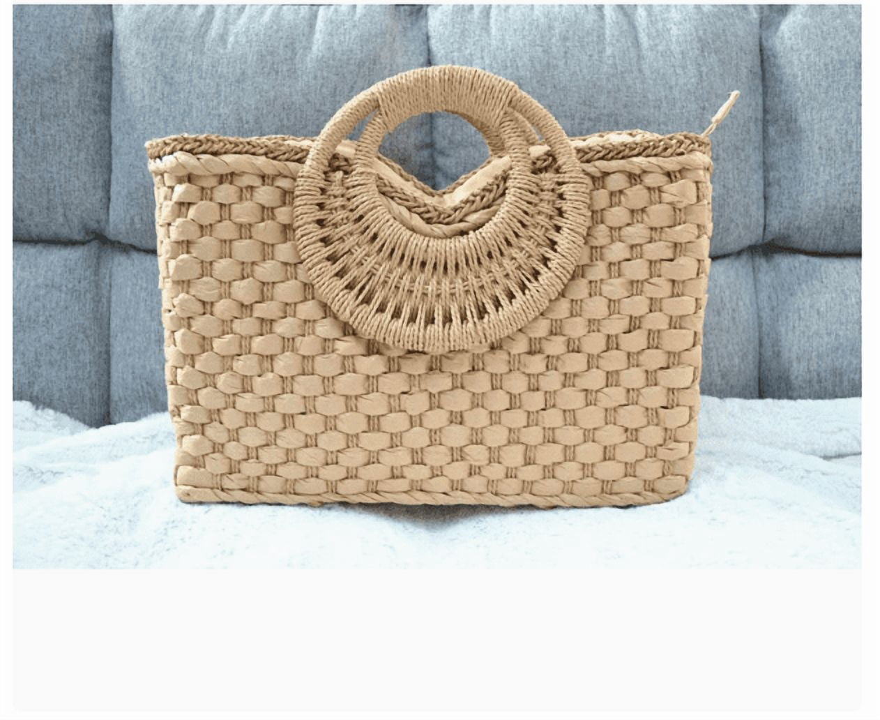 Boho Straw Hobo Bag, Summer Woven Shoulder Bag Casual Lightweight ...