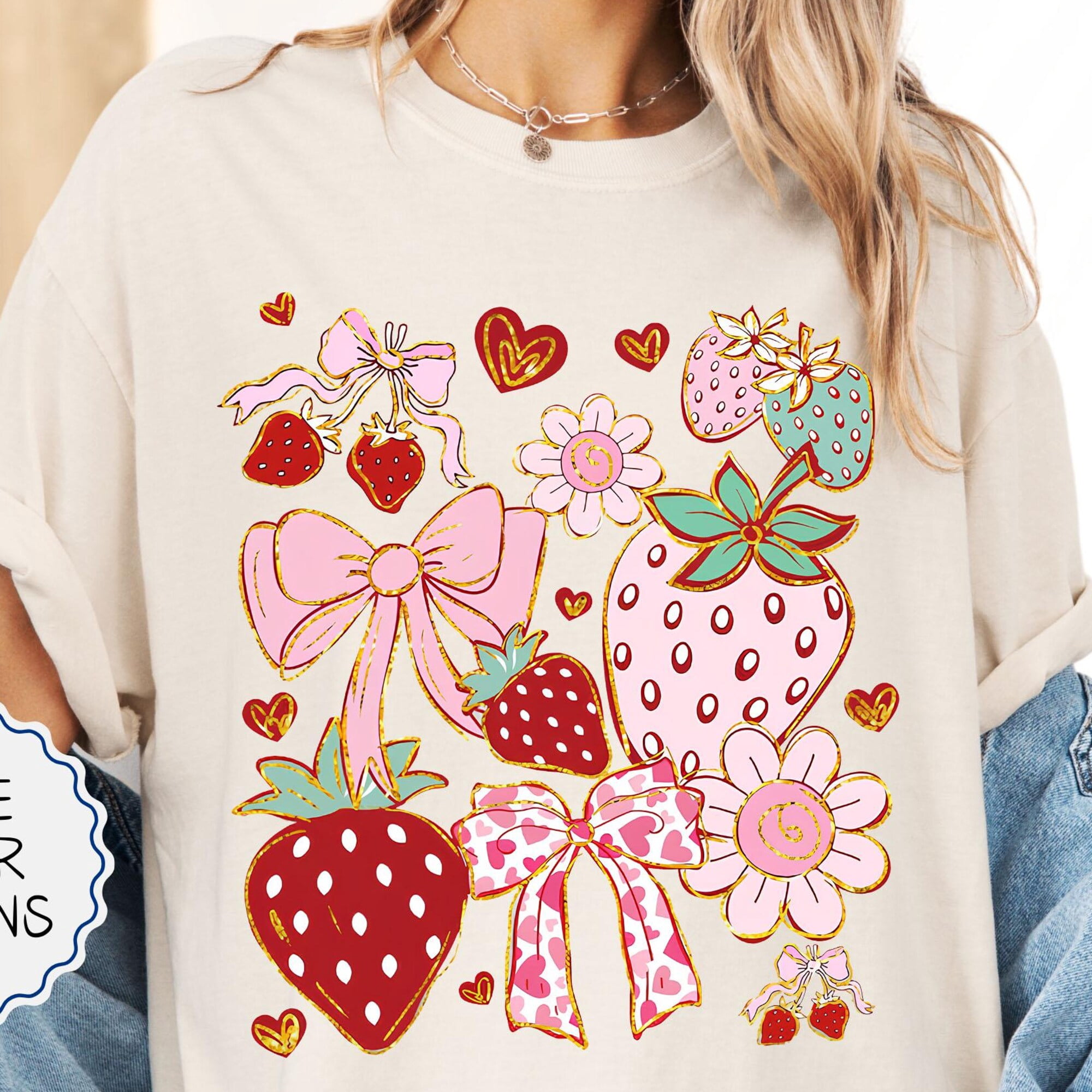 Boho Strawberry Shirt Strawberry Lover Shirt Strawberry Season Tee ...