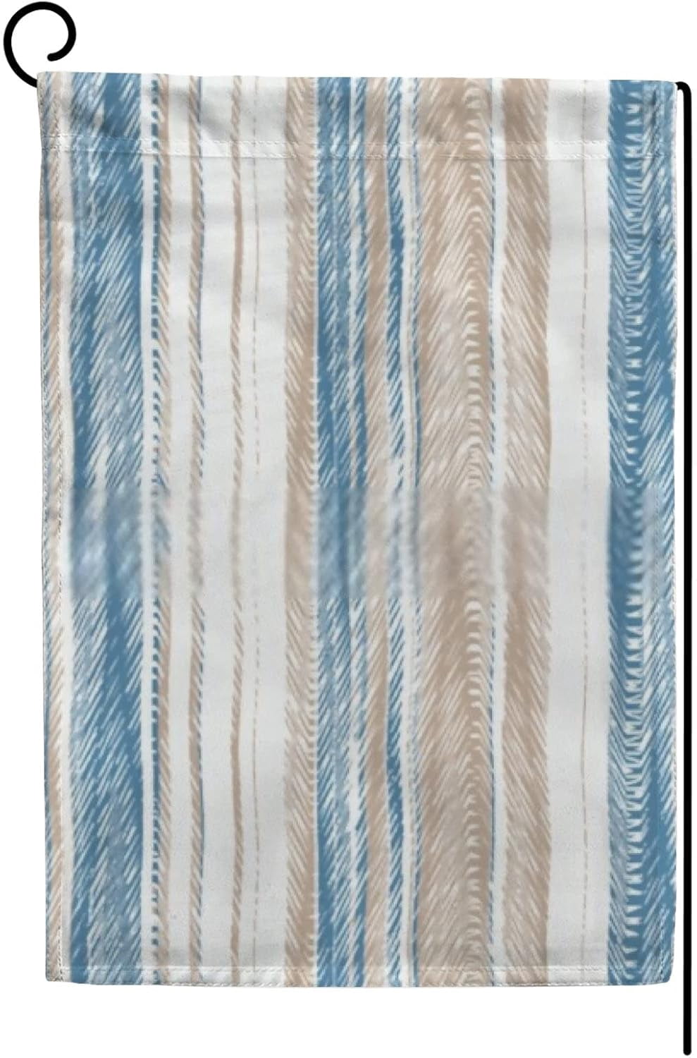 Boho Stripe Modern Pattern Spring Summer Doodle Style Garden Flag ...