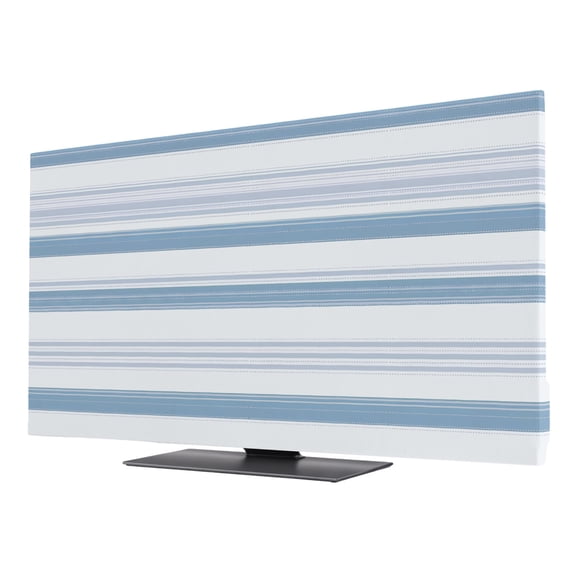 Boho Stripes TV Cover for 65 Inch Screen, Stretch Fabric Dustproof TV ...