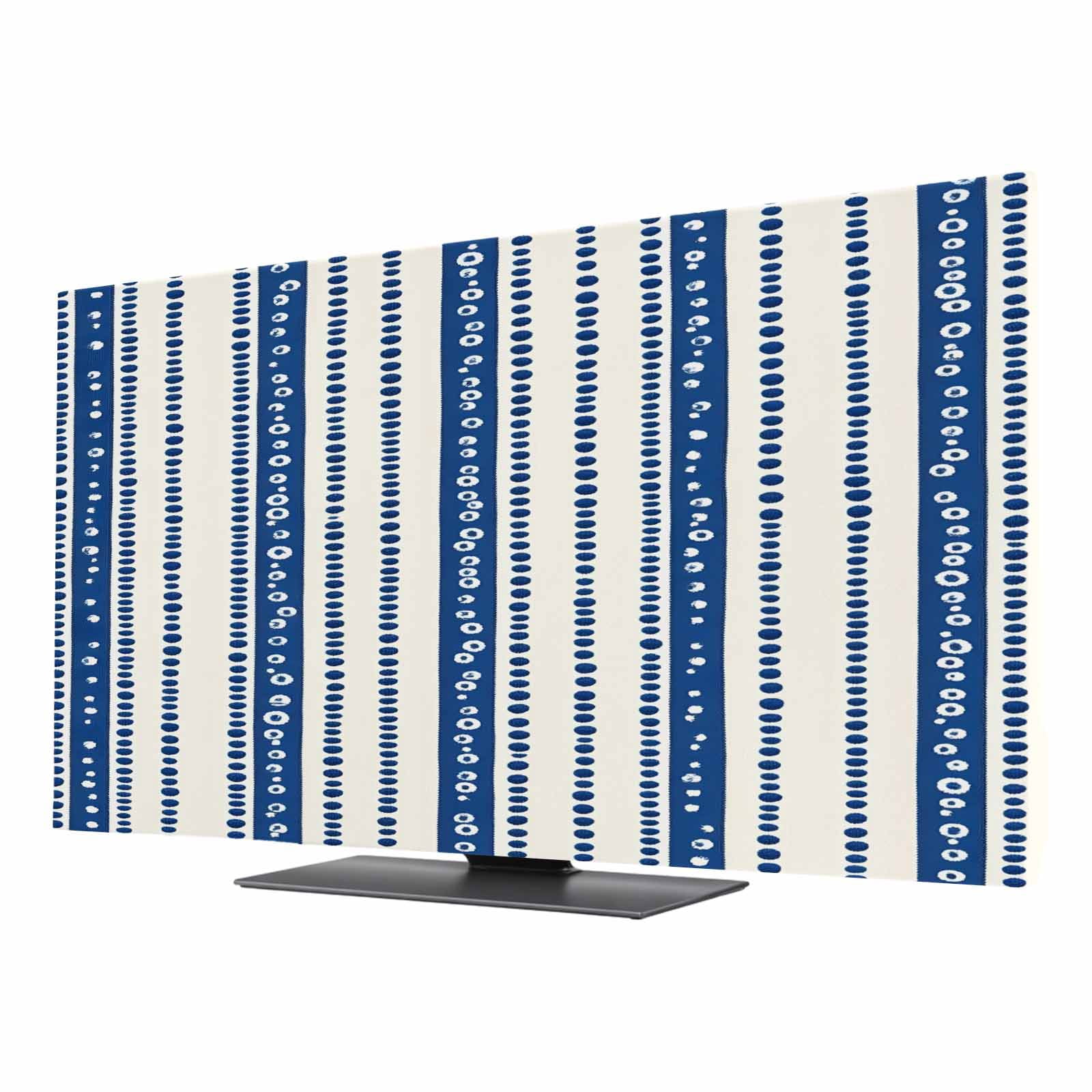 Boho Stripes TV Dust Cover 50 Inch, Watercolor Abstract Minimalist ...