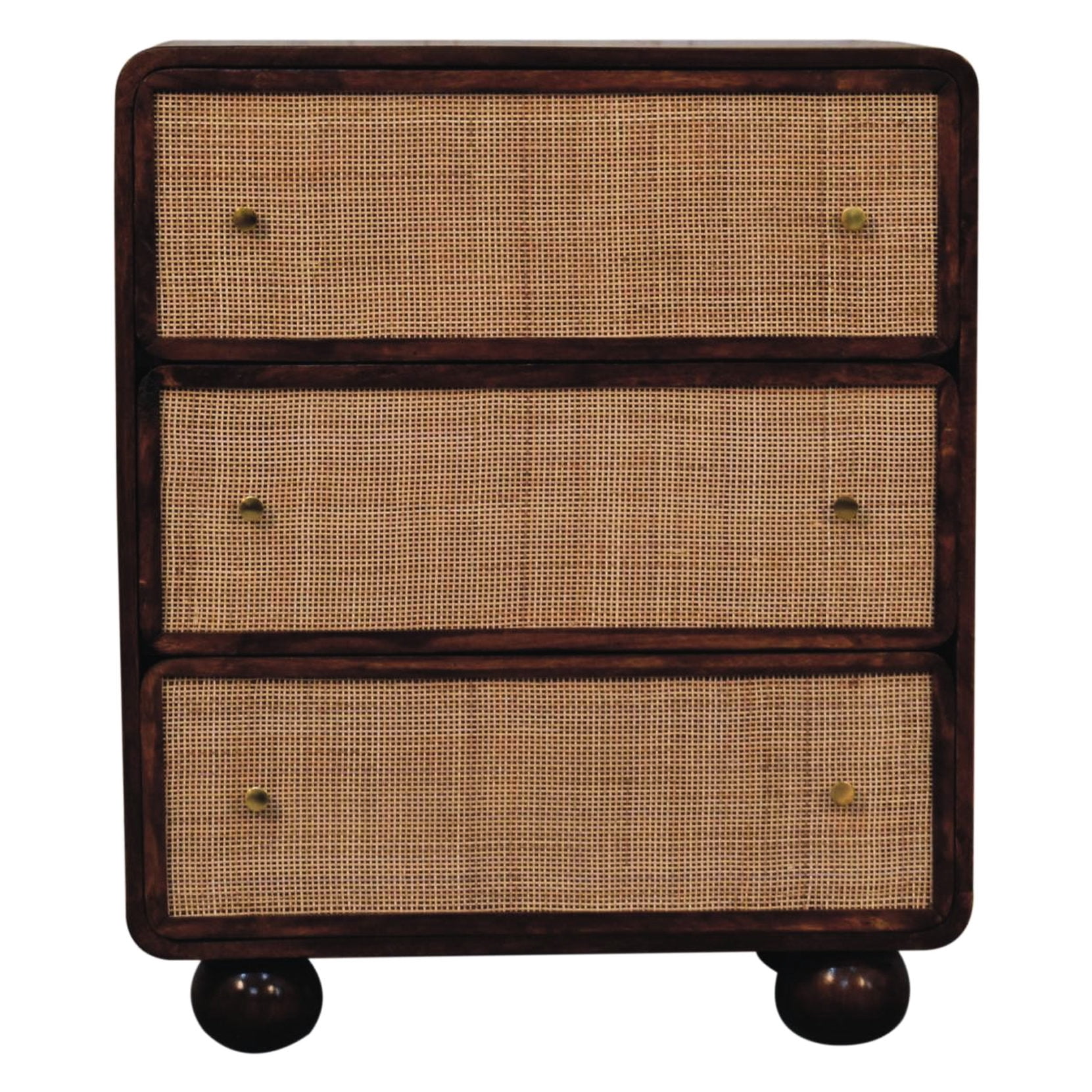 Boho - Style Chestnut Mango Wood Chest / Adds Elegance to Primary ...