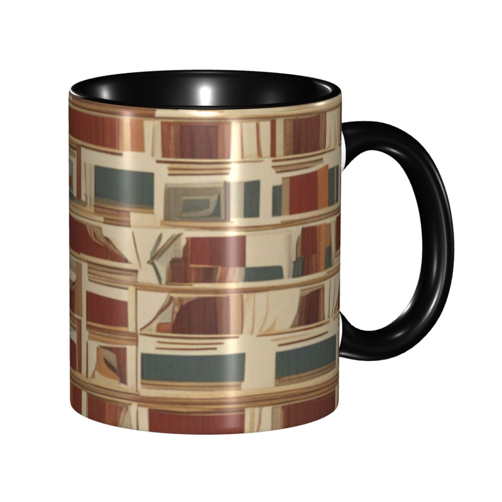 Boho Style Coffee Mug Fun Custom Ceramic Mugs 11oz Black - Walmart.com