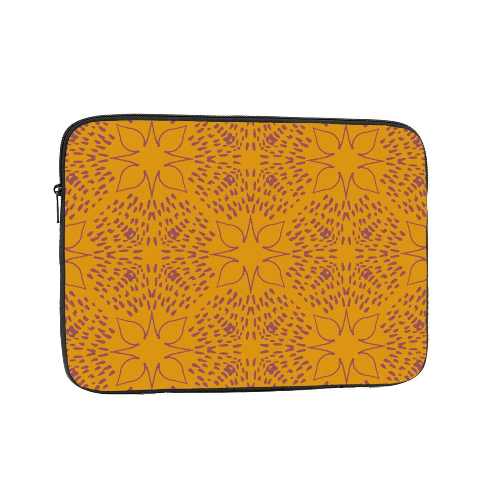 Boho Style Simple Pattern 15 inch Portable Laptop Sleeve Compatible ...