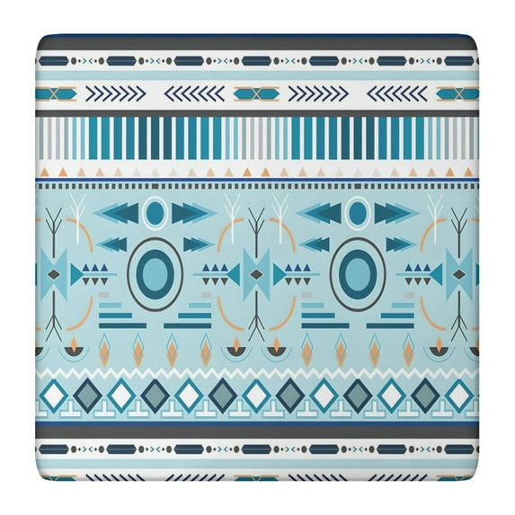 Boho Style Square Table Cover 36x36 Inch with Stretch Elastic Hem ...