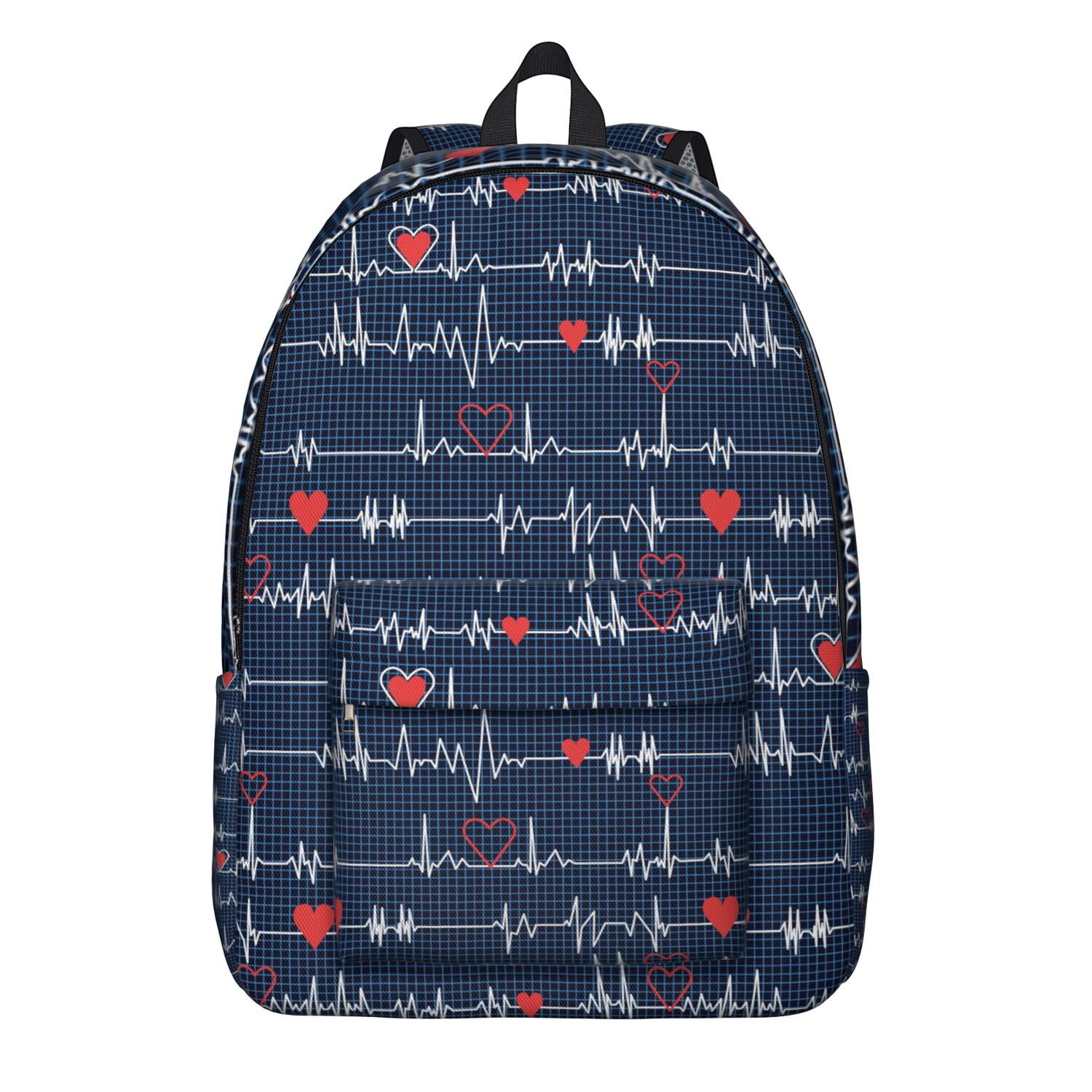 Boho Style Student Backpack with Cute Nursing Design – Durable ...