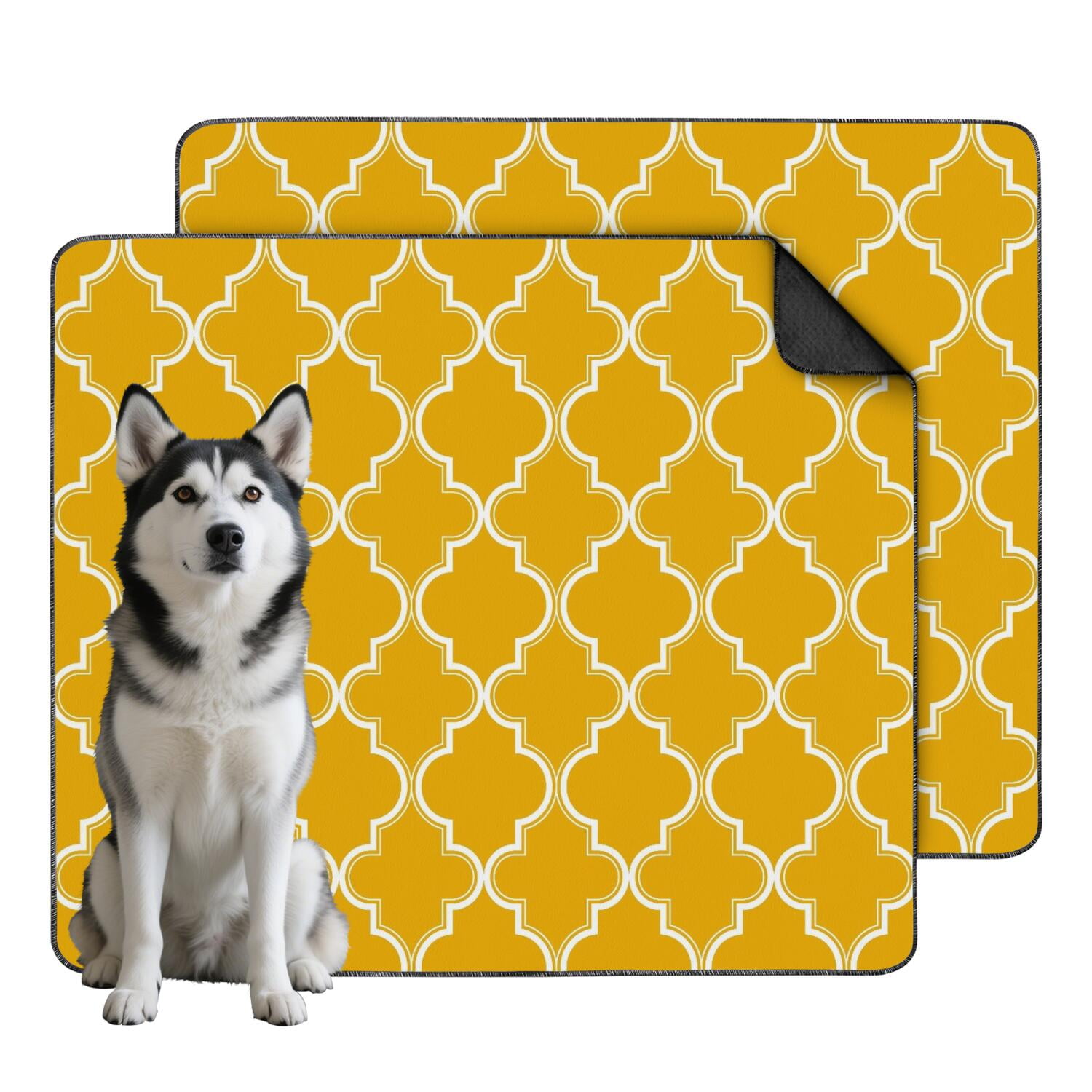 Boho Style Washable Dog Training Mat, Large 35x41 Inch Reusable Puppy ...