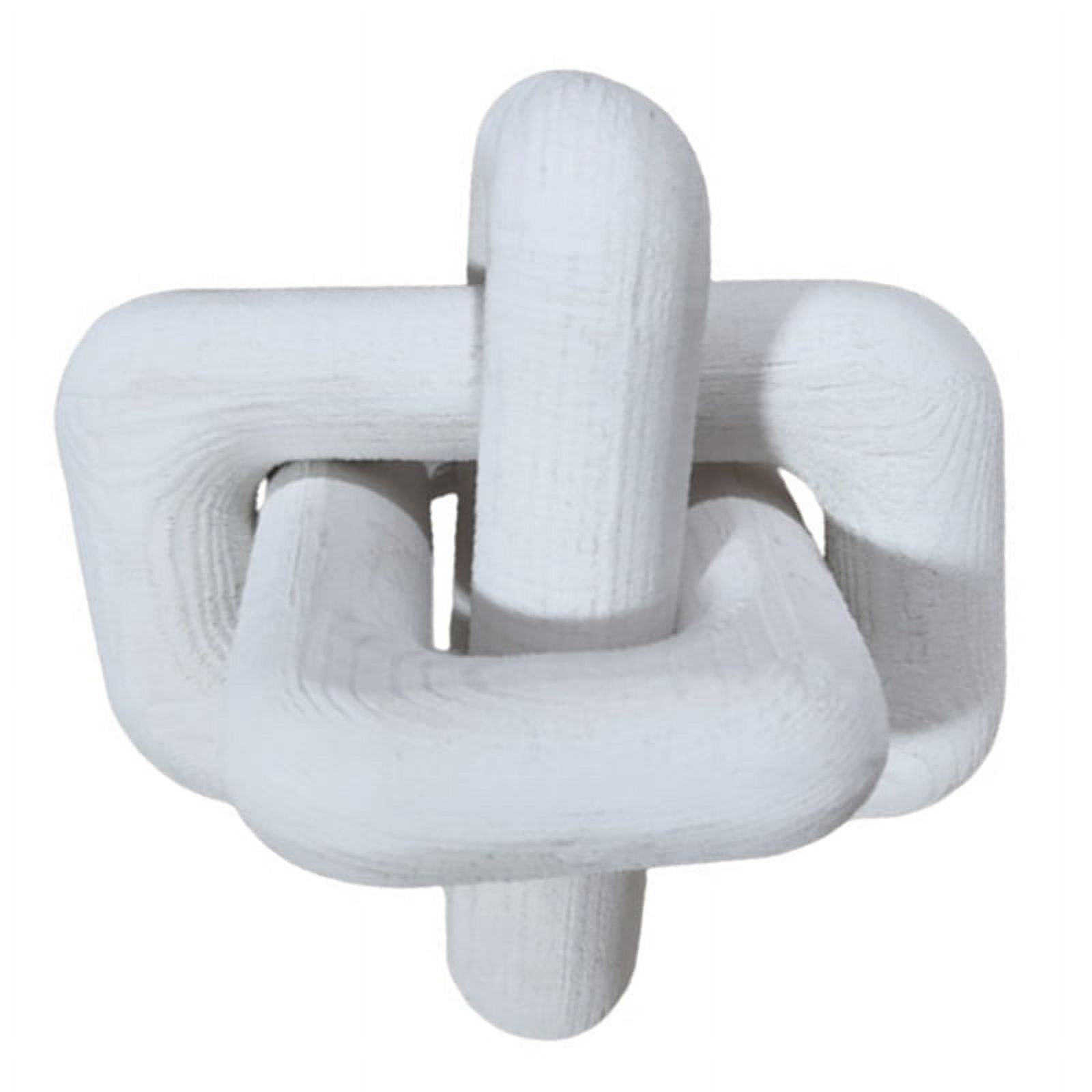 Boho Style Wooden Chain Link Ornaments Hand Carved 3-Link Chain Art ...