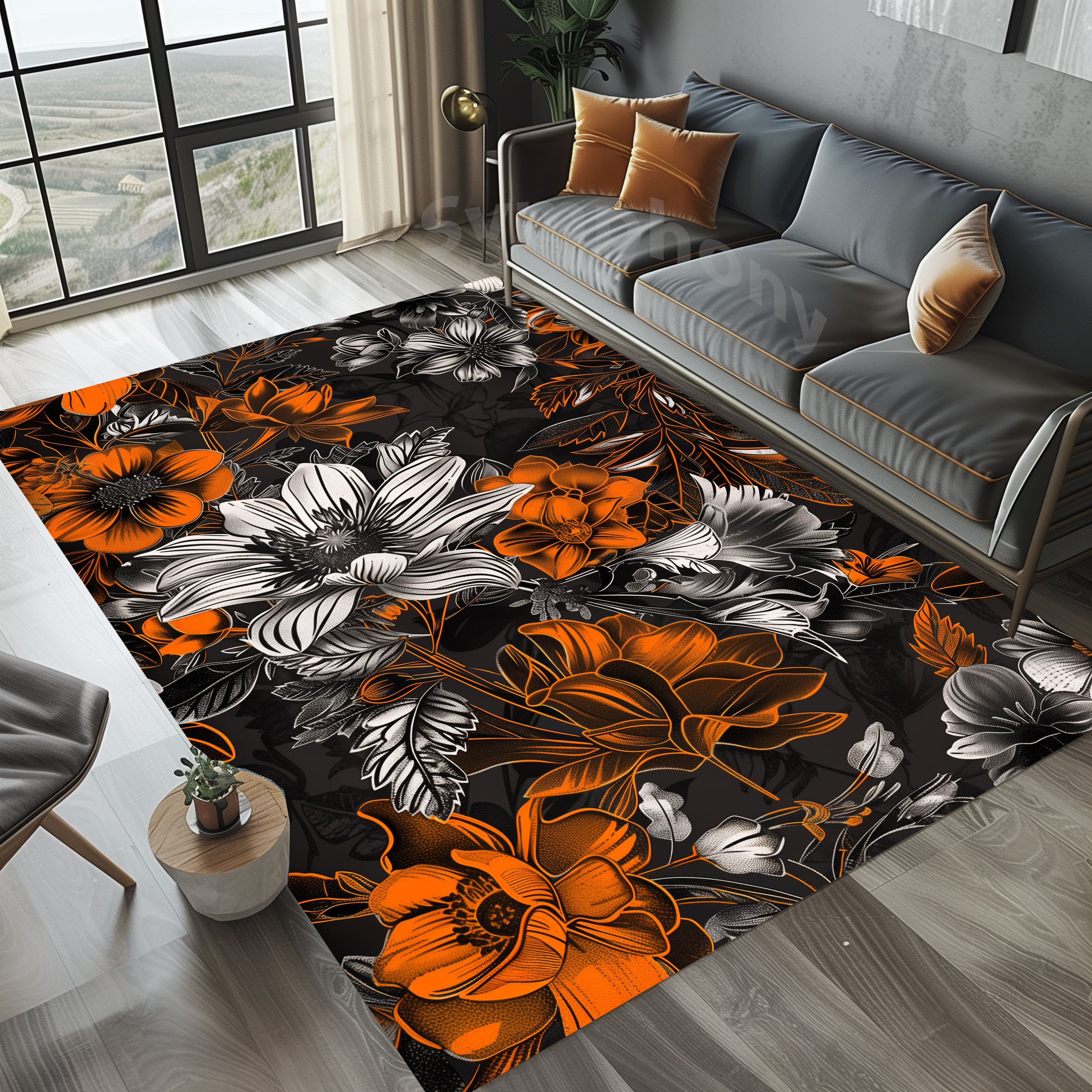 Boho Summer Flowers Rug 2x3 ft = 65x95 cm - Walmart.com