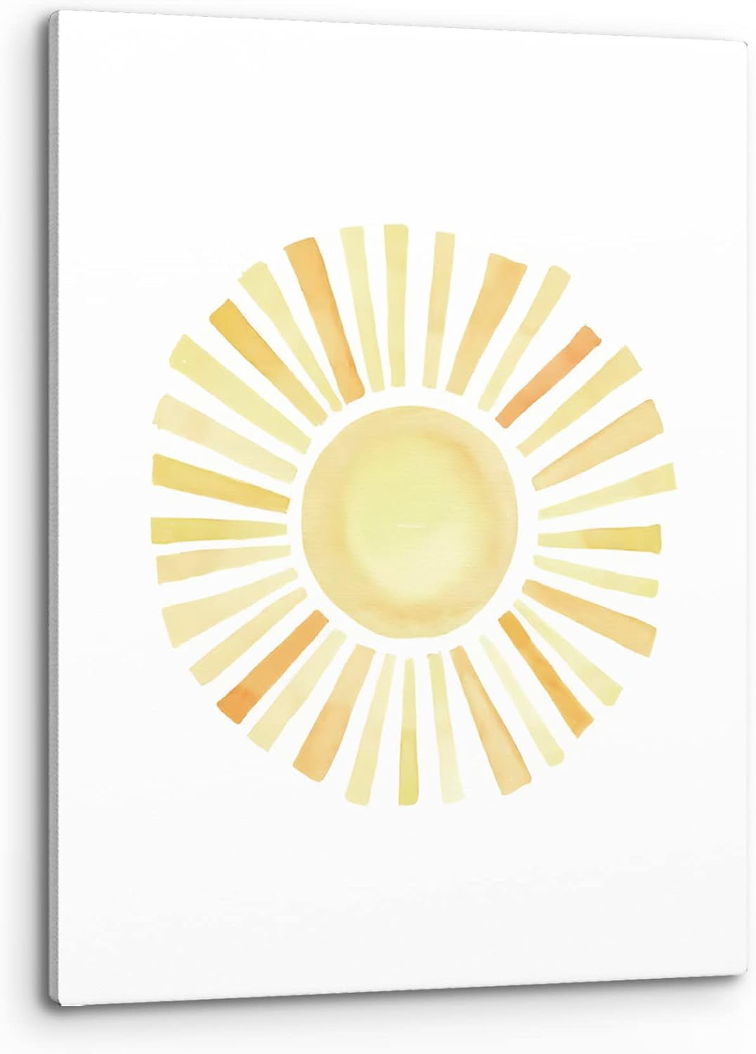 Boho Sun Cartoon Sunshine Wall Art, Minimalist Sun Sunset Sunrise ...