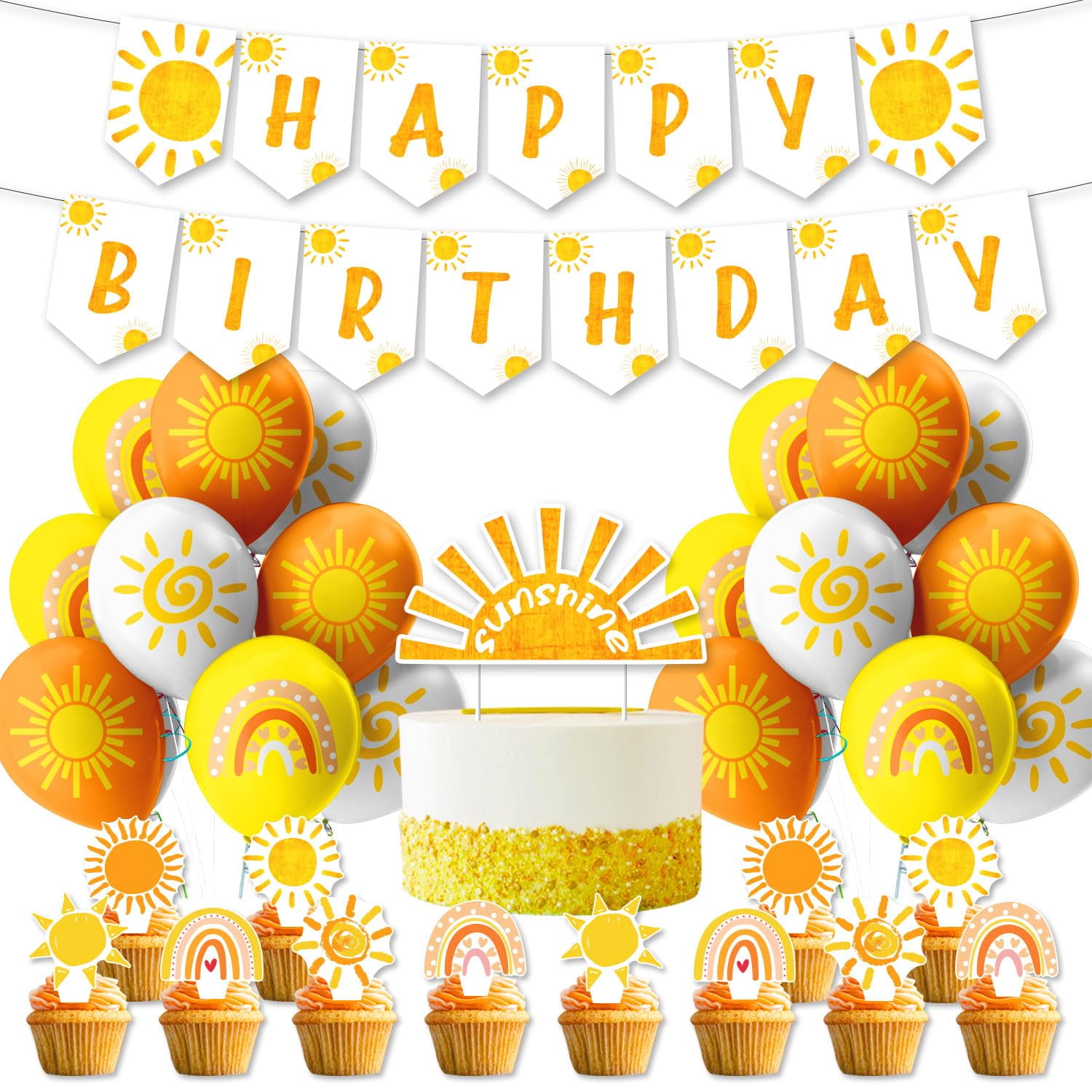 Boho Sun First Trip Inspired Party ZLK1 Supplies - Sun Decorations with ...