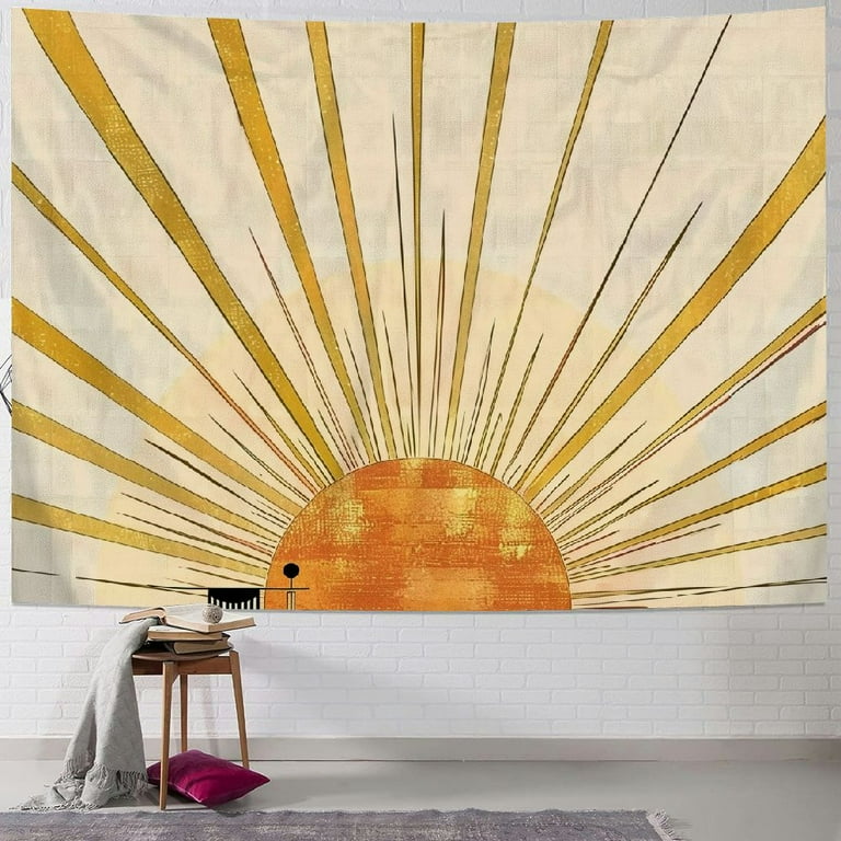 sun tapestry wall hanging
