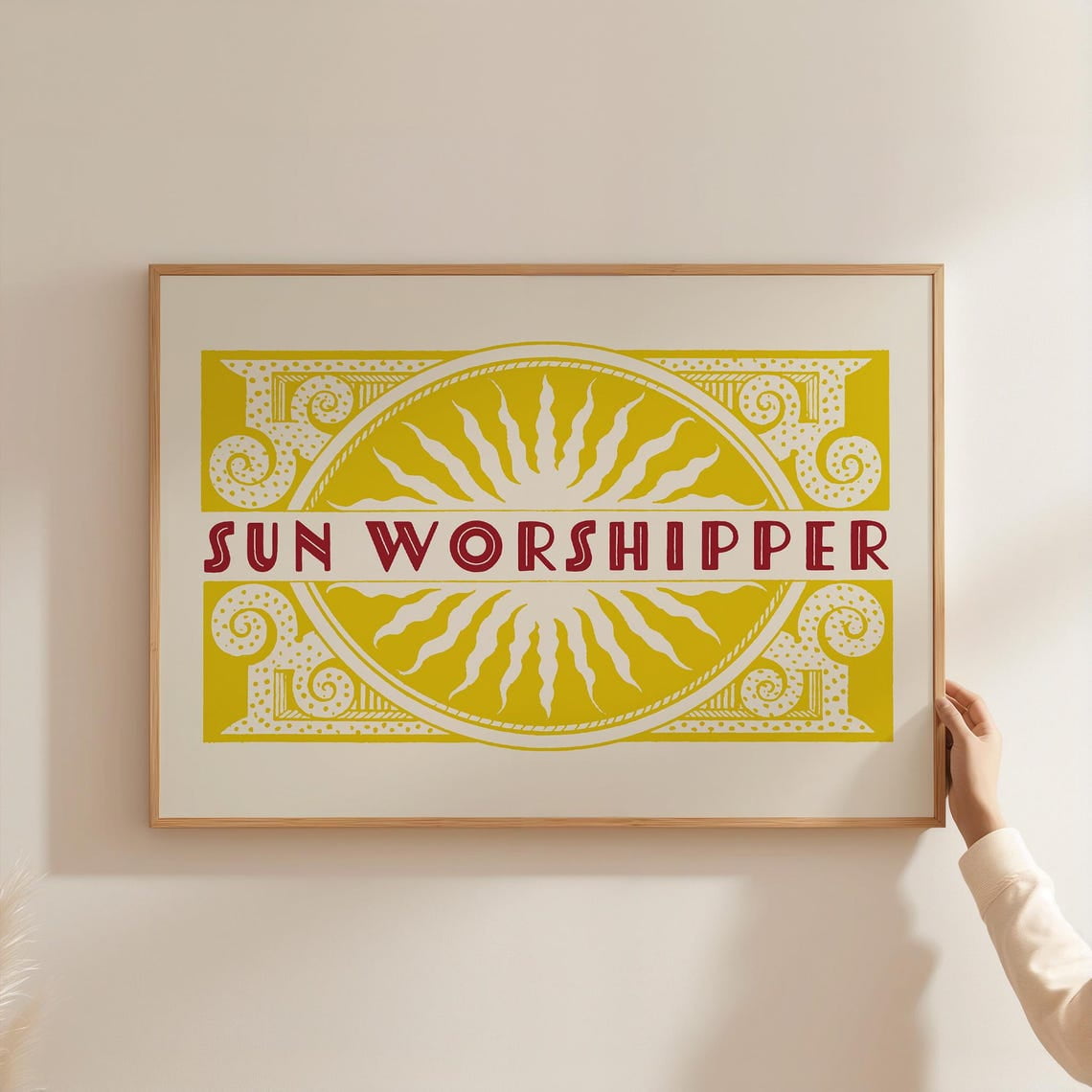Boho Sun Worshipper Yellow Dopamine Maximalist Eclectic Trendy ...