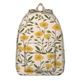 Boho Sunflower Backpack - Vintage Floral Waterproof Bookbag, Country ...