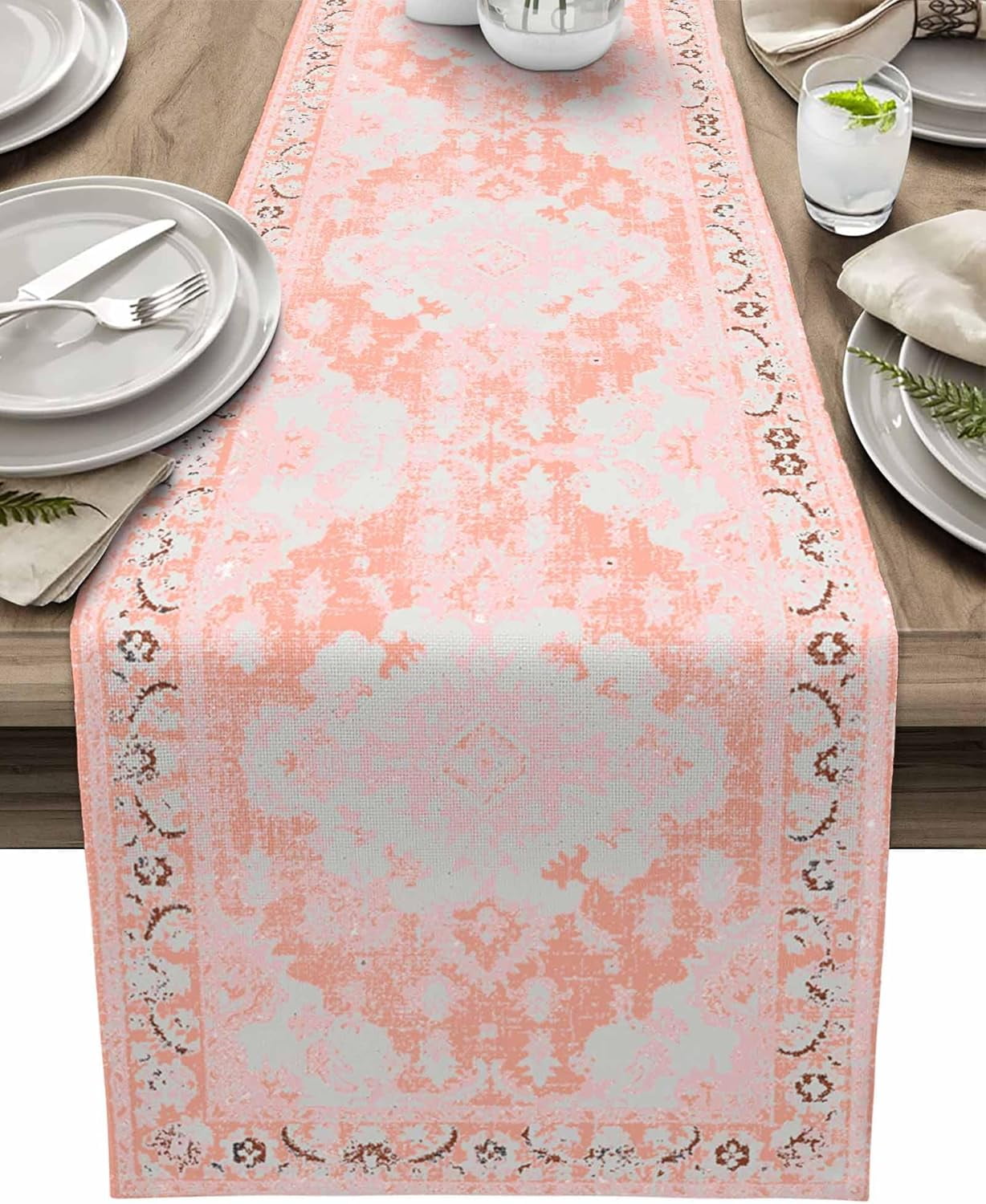 Boho Table Runner Bohemia Table Runners for Dining Room Tribal Vintage ...