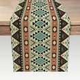 Boho Table Runner Southwestern Native Tribal American Ethnic Aztec ...