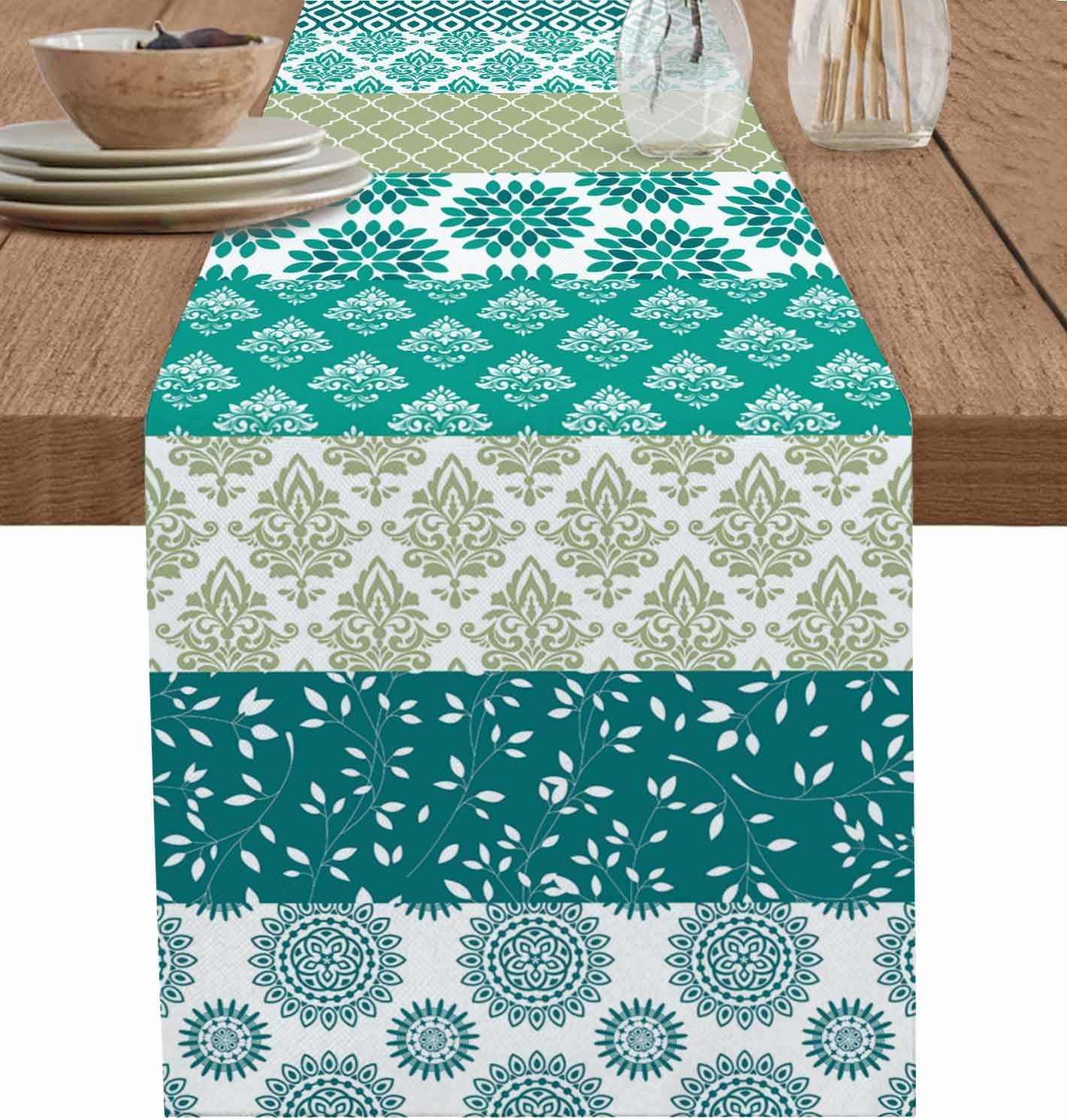 Boho Table Runners 108 inches Long Farmhouse Western Wedding/Coffee ...