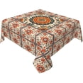 Boho Tablecloth - Fall Floral Table Cloth Bohemian Flower Art Table ...