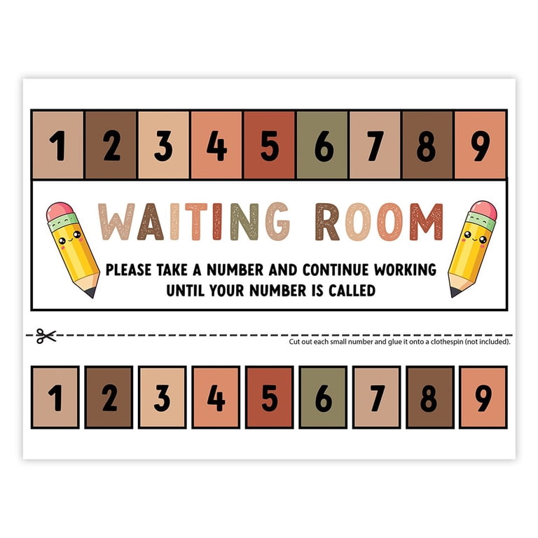 Waiting Room Clip Chart Boho Classroom Management Nederlands Student ...