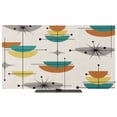 Boho Teal Yellow Orange Grey TV Dust Cover,Stretchable TV Screen ...