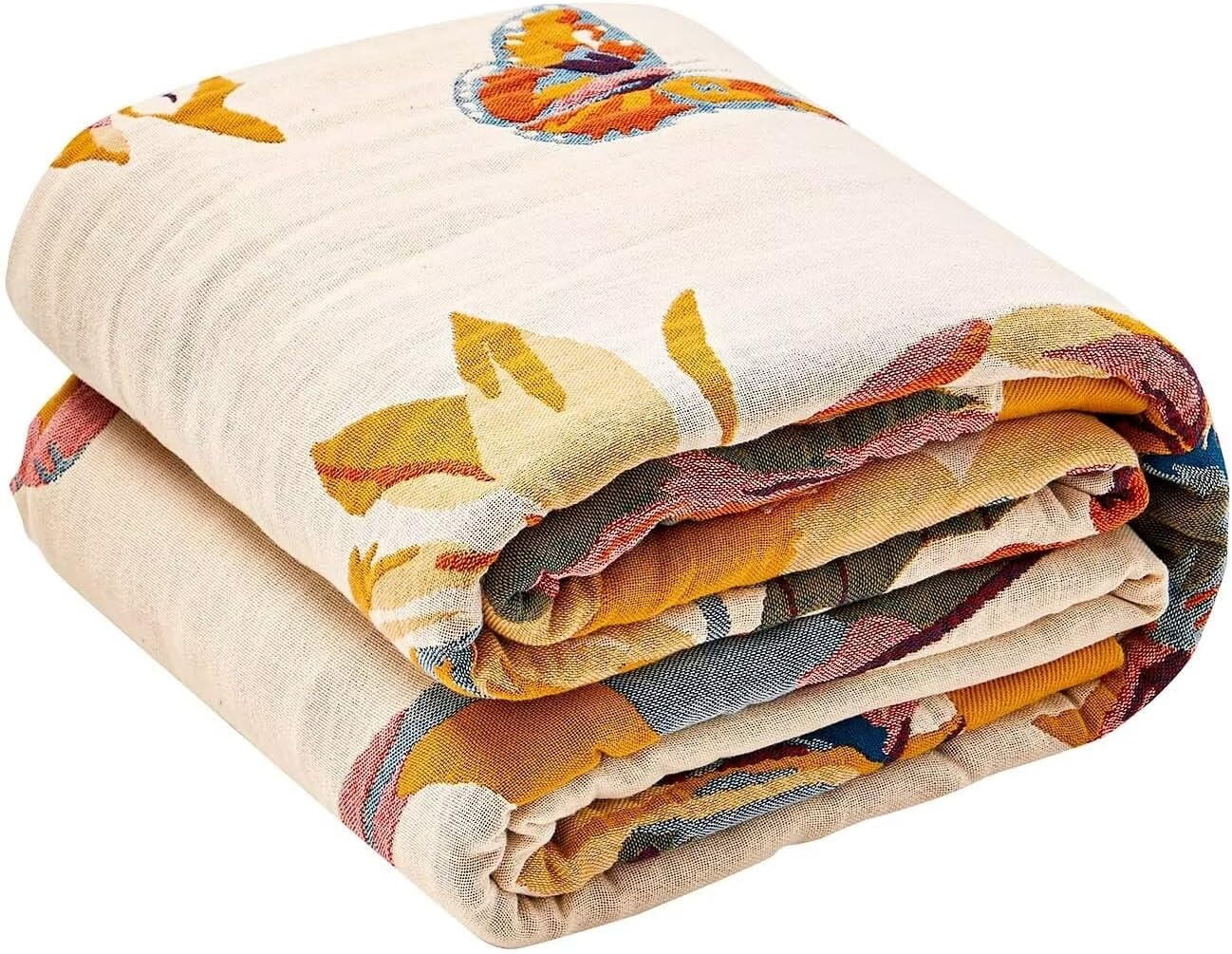 Boho Throw Blanket, 100% Cotton Ultra Soft Luxury Throw Rustic Quilt ...