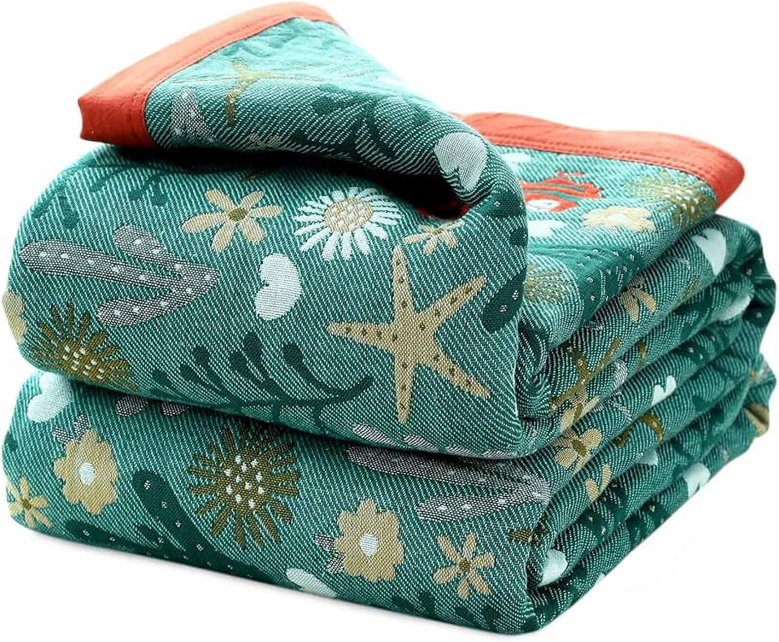 Boho Throw Blanket for Bed - 100% Cotton Ultra Soft Rustic Quilt ...