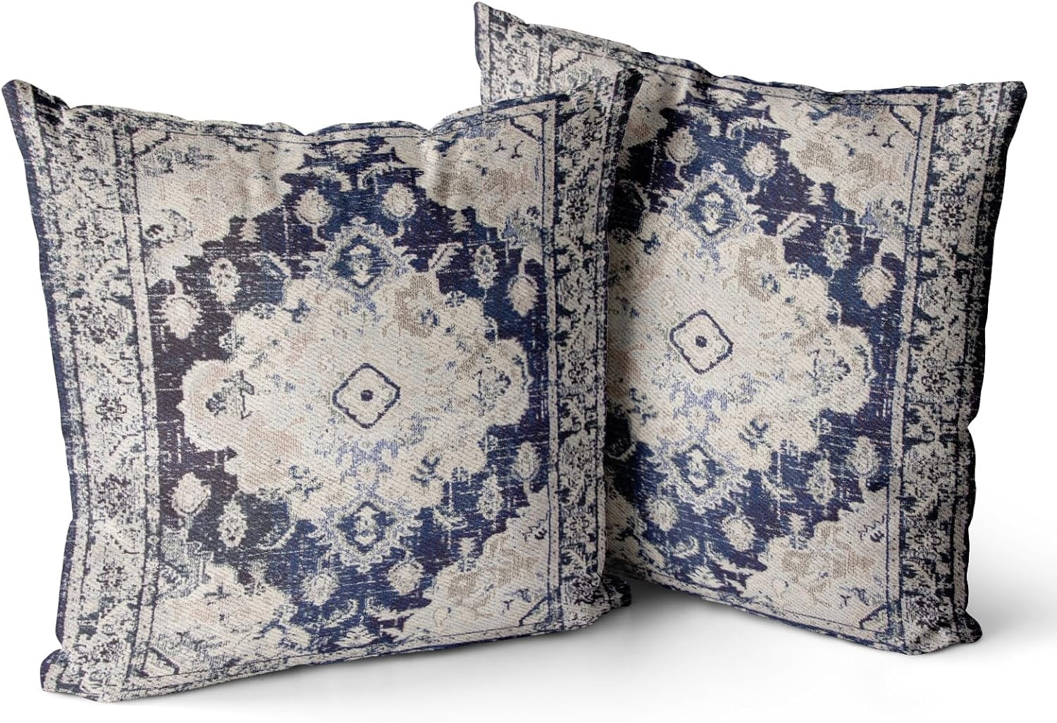 Boho Throw Pillow Covers 18x18 inch Set of 2 Monaco Rug Persian Carpet ...