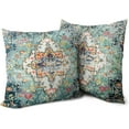 Boho Throw Pillow Covers 20x20 inch Set of 2 Monaco Rug Persian Carpet ...
