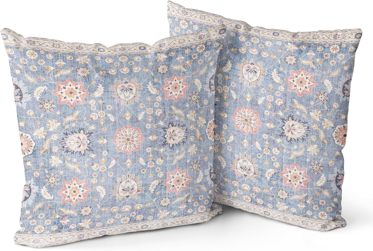 Boho Throw Pillow Covers Farmhouse Home Decor for Sofa Porch Patio Bed ...