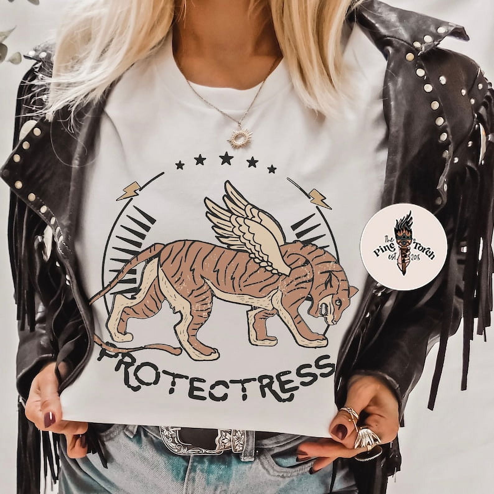 Boho Tiger Shirt, Tiger Mom Shirt, Protector Shirt - Walmart.com