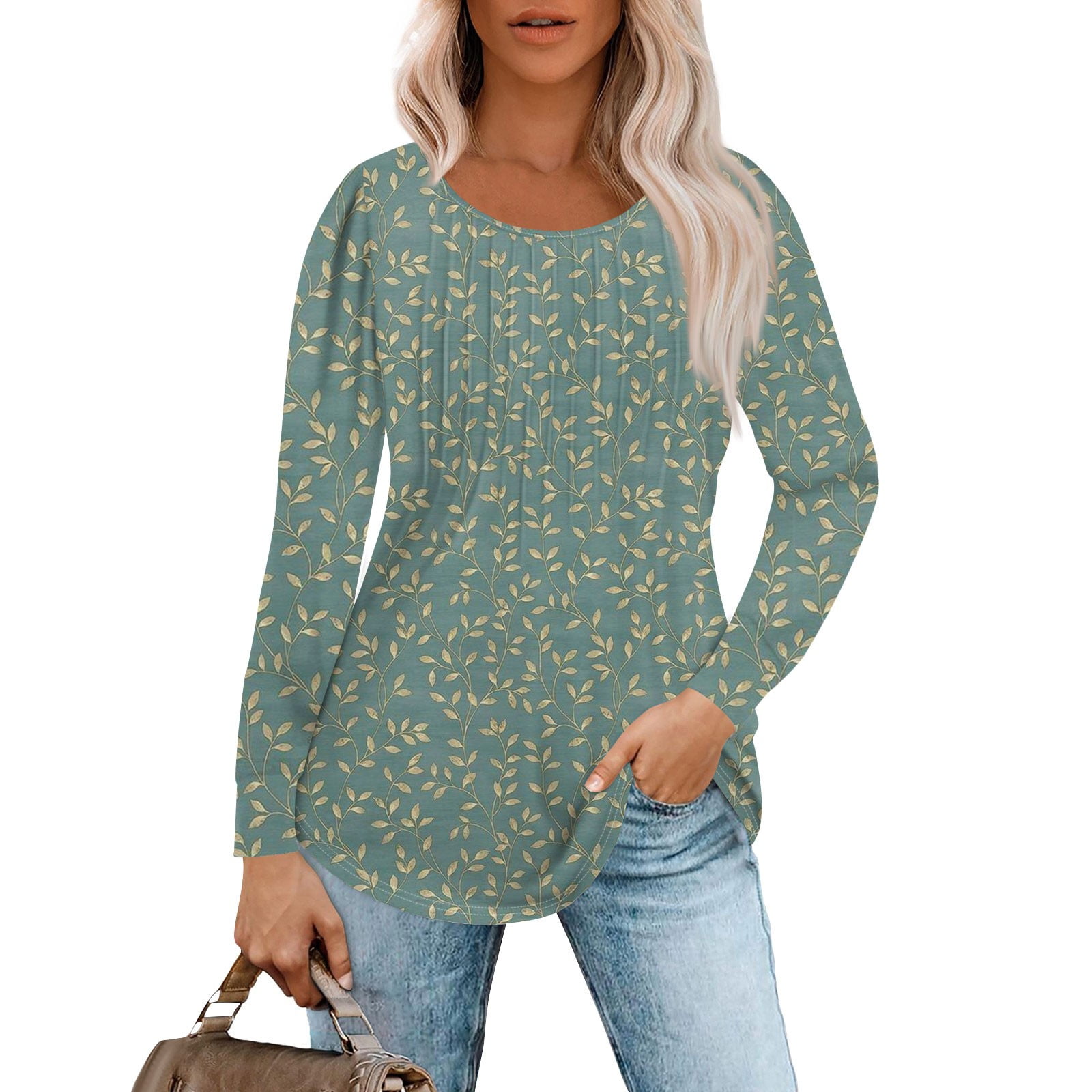 Boho Tops For Women Long Sleeve Long Sleeve Flowy Tops For Women Ladies ...