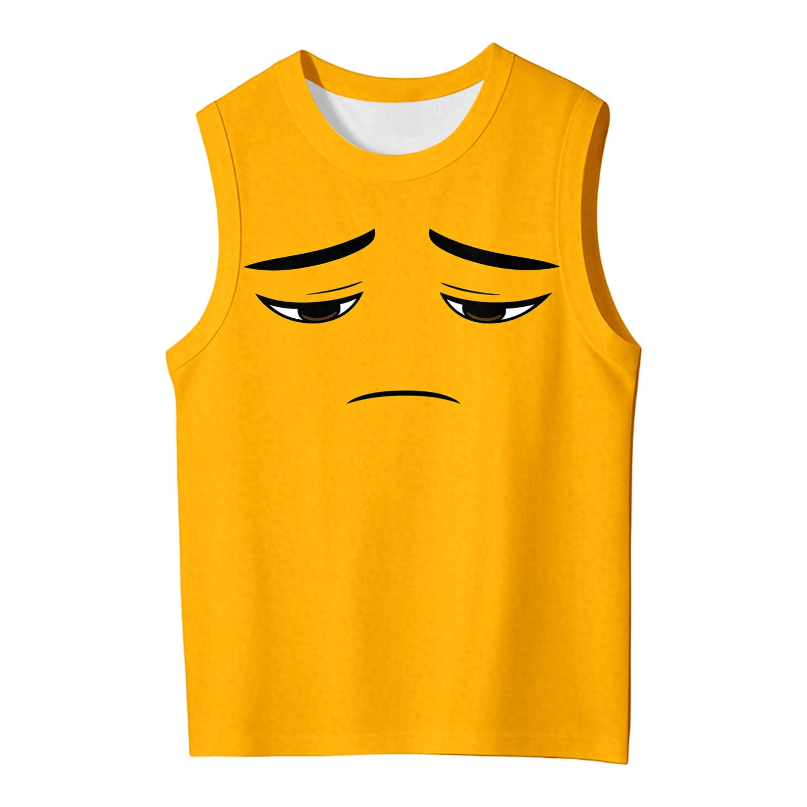 Boho Tops for Boy Cool Breathable Sleeveless Vest Cartoon Prints Boys ...